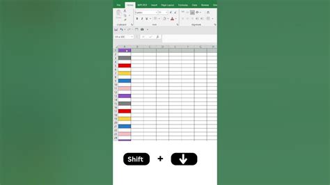 Excel Formatting Shortcuts Excel Exceltips Microsoftexcel Exceltricks Shortvideo Shor