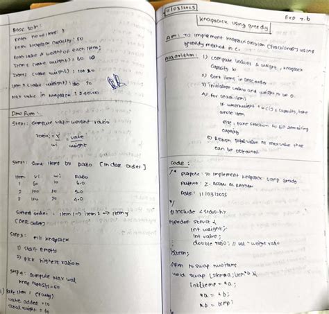 Daa Lab Experiments 7b 8 And 9 Implementation In C Programming