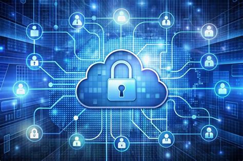 Secure Cloud Computing Key To Enhanced Security Premium Ai Generated Image
