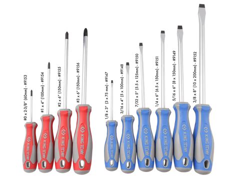 Flathead Screwdriver Sizes