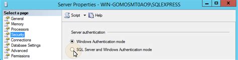 Ms Sql Server Setup Example