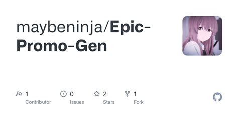 Github Maybeninjaepic Promo Gen