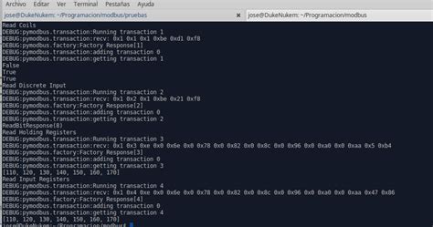 Gnuelectronica Pymodbus Rtu Cliente Serie