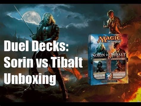 Mtg Duel Decks Sorin Vs Tibalt Unboxing Youtube