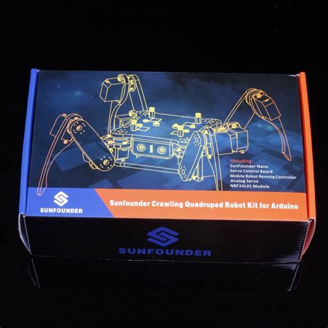 Sunfounder Crawling Quadruped Robot Diy Kit For Arduino With Nano Board