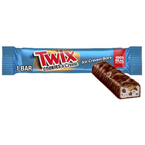 Twix Cookies And Cream Milk Chocolate Ice Cream Bar 2 9 Oz Twix