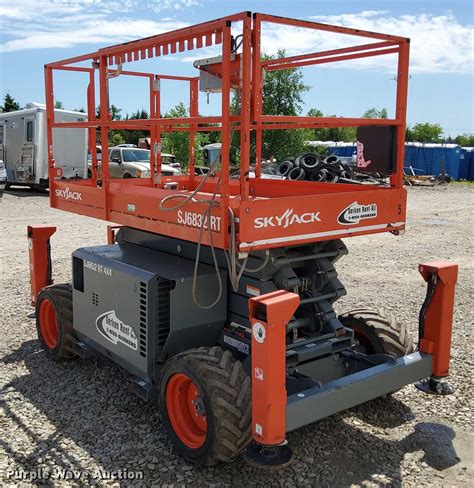 2018 Skyjack Sj6832 Rt Scissor Lift In Paola Ks Item Ej0058 Sold