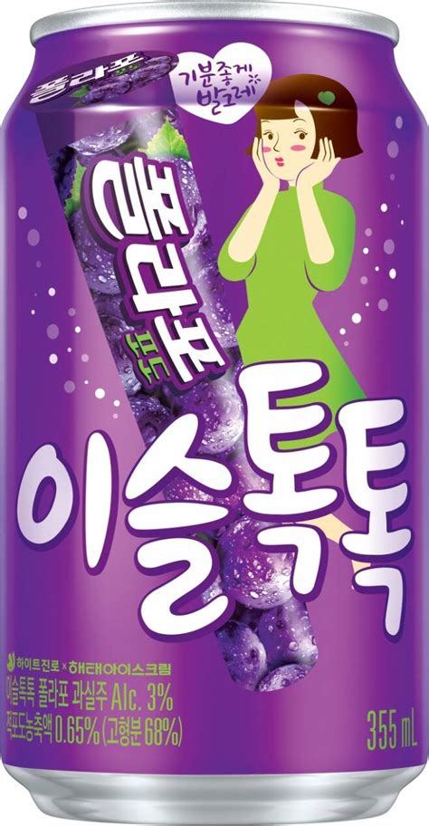 하이트진로 톡톡튀는 탄산 맛 이슬톡톡 폴라포 한정 출시