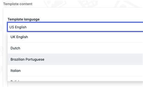 Email Set Up Custom Templates In Multiple Languages Knowledge Base