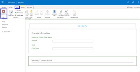 Blogatworkat Project Online Project Server Project Detail Pages Enhancements Part 1