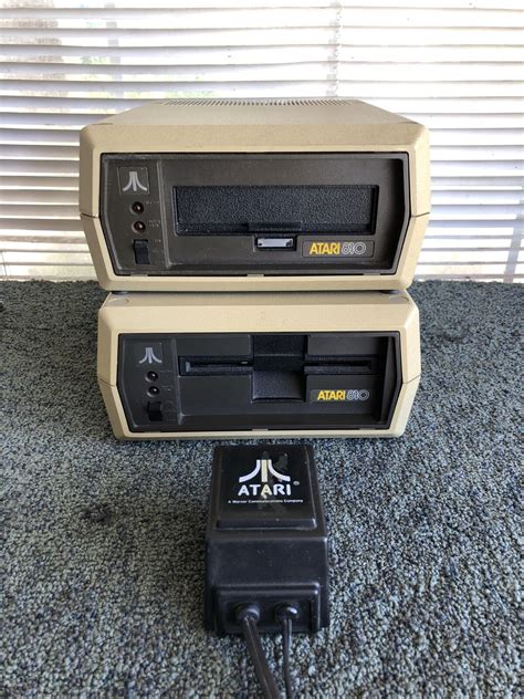 Used Lot Of Atari Floppy Drive Single Disk Power Supply AS IS UNTESTED UBB Threads