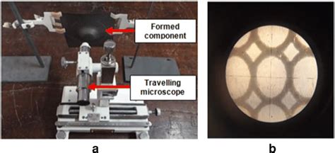 A Measurement Of Deformed Grid Circles Using Traveling Microscope B