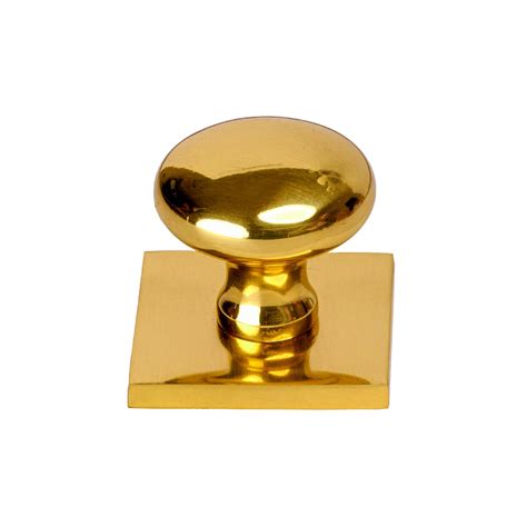 Round Cabinet Knobs On Square Backplate