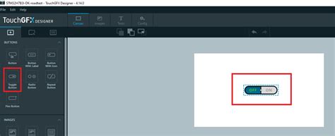 Stm32h7b3i Create A Touchgfx Project With Support For The Designer