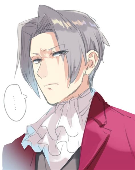 Pin By On Miles Edgeworth Edgy Baby Anime Phoenix Wright