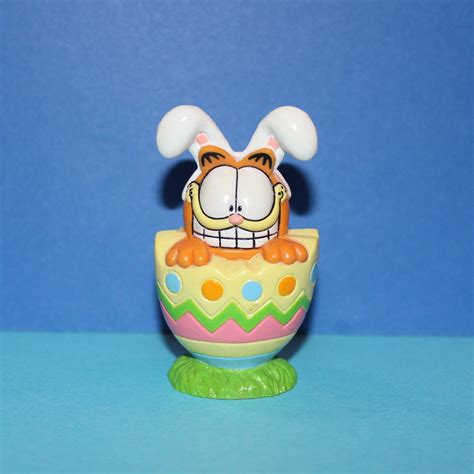 Vintage Garfield Easter Pvc Figure Etsy