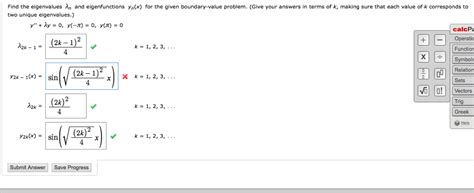Solved Find The Eigenvalues Lambdan And Eigenfunctions Yn