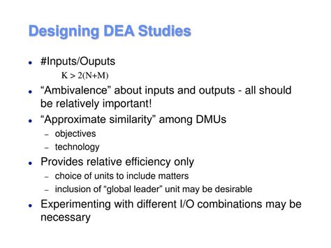 Ppt Data Envelopment Analysis Dea Powerpoint Presentation Free Download Id 6566080