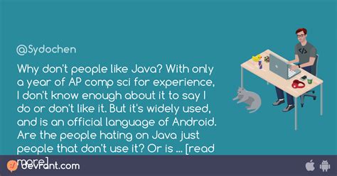 Java Why Don T People Like Java With Only A Year Of AP Comp Sci For Experience I Don T Know