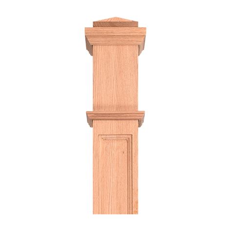 Box Newel 4091 Fp Red Oak Las Hardwoods