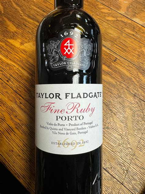 Taylor Fladgate Fine Ruby Port Rain City Wines