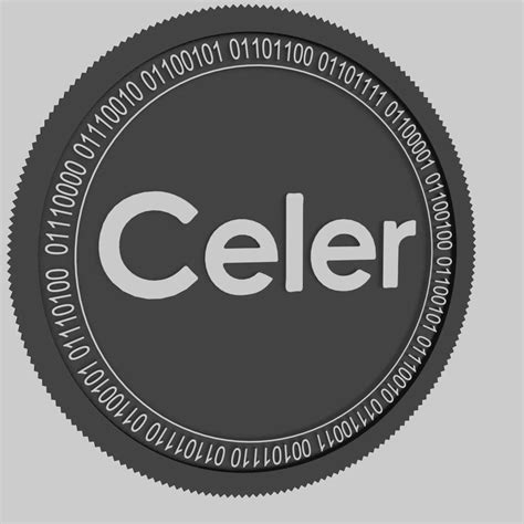 Celer Black Coin 3d Model 9 Unknown Max Free3d