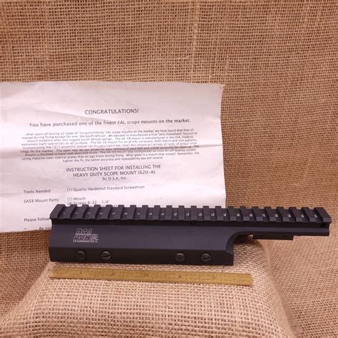 dsa fal sa 58 extreme duty scope mount picatinny rail nos old arms