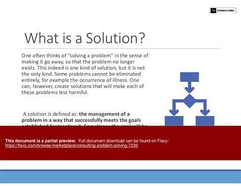 Consulting Problem Solving Ppt Slide Deck
