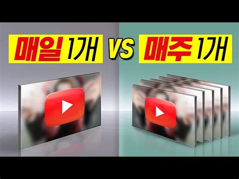 필수 내게 맞는 유튜브 영상 업로드 주기 딱 정해드립니다