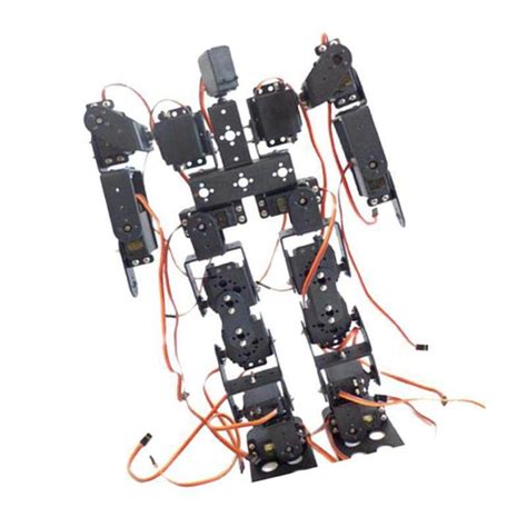 17dof Biped Two Feet Humanoid Metal Robot Educational Servo Bracket Kit Bd