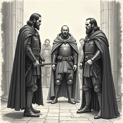 Macbeth Macduff And Lennox Discover King Duncans Assassination