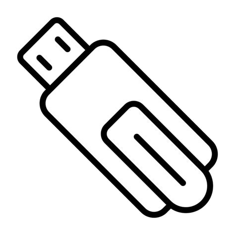 Usb Flash Drive Vector Icon 26331471 Vector Art At Vecteezy