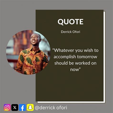 Derrick Ofori On Linkedin Motivationalspeaker Quoteoftheweek