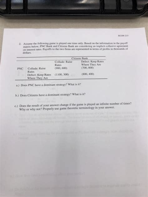 Solved ECON 213 PROBLEM SET 4 Name Problem Set 4 Is Due By Chegg Com