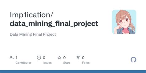 Github Imp1icationdataminingfinalproject Data Mining Final Project