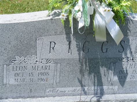 Leon Mearl Riggs 1908 1967 Find A Grave Memorial