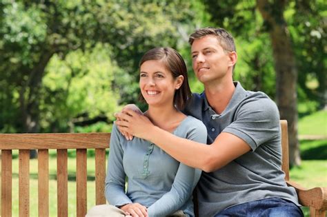 Premium Photo Man Hugging His Girlfriend