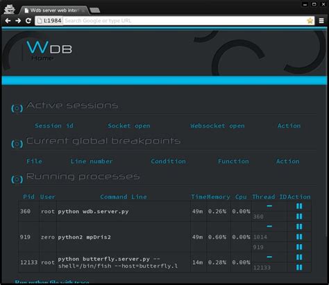 Wdb 20 The Python Debugger In Your Web Browser Rpython