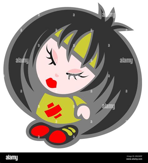 Emo Hair Stock Vector Images Alamy