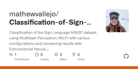 Github Mathewvallejoclassification Of Sign Language Mnist W Mlp And Cnn Classification Of