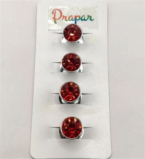Red Imitation Stud Buttons At ₹ 25piece Jamnagar Id 2857060529530