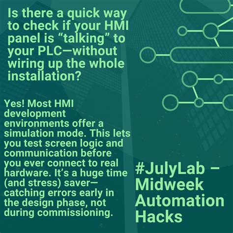 plc scada hmi robotics julylab midweekautomationhacks rscontrols rs controls sp z o o
