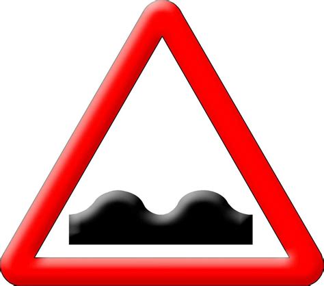 Bumps Traffic Sign Vector Illustration 35043164 Vector Art At Vecteezy