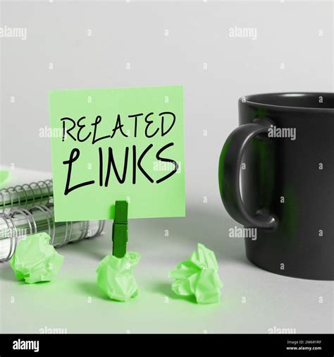 Text Caption Presenting Related Links Business Overview Website Inside