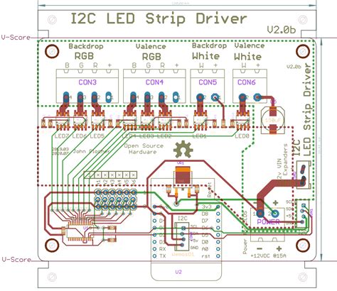 I2c Ledstripdriver John Plochers Spcoast Electronics Trains And