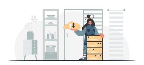 Premium Vector Synchronization And Security Of Data Capacity Concept