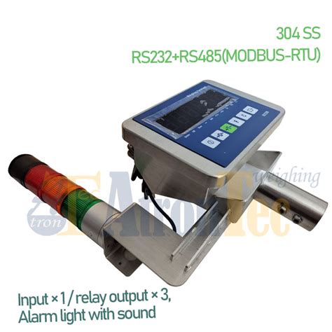 Automatic Industrial Weighing Scale Indicator With Relay Output And Three Color Alarm Light From