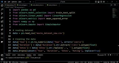 ritesh girase on linkedin codsoft internship datascience movieratingprediction