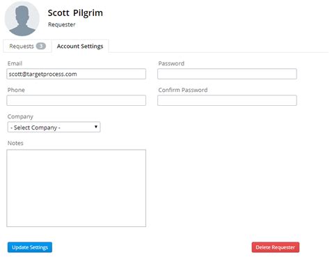 How To Manage Requesters Targetprocess Enterprise Agility Solution