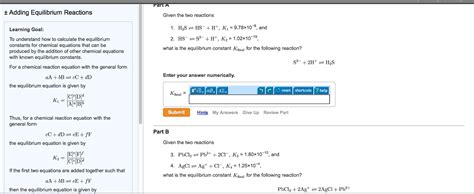 Solved To Understand How To Calculate The Equilibrium Con Chegg Com